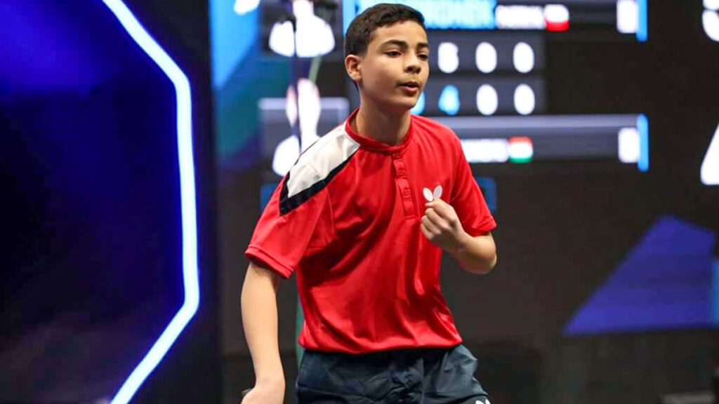 وسيم الصيد بطل دورة شبان تنس الطاولة بقطر - Matchz Sports